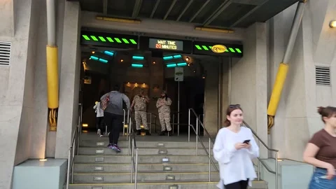 Terminator Ride Universal Studios Hollyw... | Stock Video | Pond5