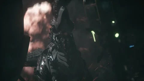 Terminator T-Rex In Sci-Fi Battle Arena ... | Stock Video | Pond5