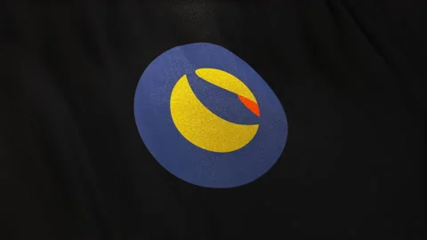 Terra LUNA Coin icon logo on full-frame ... | Stock Video | Pond5