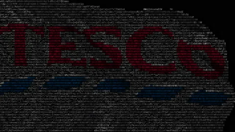 Tesco logo on waving digital flag. Edito... | Stock Video | Pond5