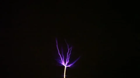 Tesla Coil Discharges | Stock Video | Pond5