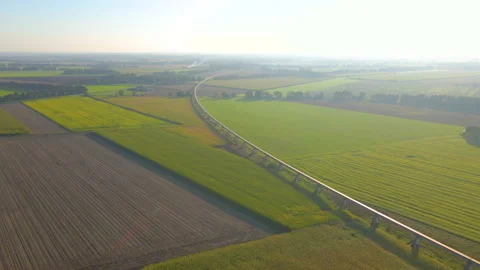 Test Track Of Emsland Transrapid For Mag... | Stock Video | Pond5
