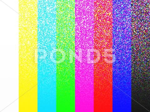 Test VHS Glitch Texture Stock Illustration ~ #64993764