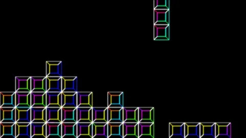 Tetris Pattern Stock Video Footage | Royalty Free Tetris Pattern Videos ...