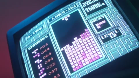 Vintage Video Game Stock Footage ~ Royalty Free Stock Videos | Pond5