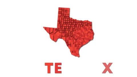 Red Texas Outline Stock Videos – Royalty-Free HD & 4K Videos | Pond5
