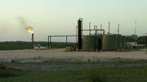 Texas Oil and Natural Gas Industry Oil P... | Stock Video | Pond5