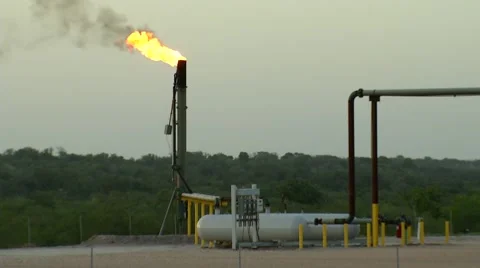 Texas Oil and Natural Gas Industry Oil P... | Stock Video | Pond5