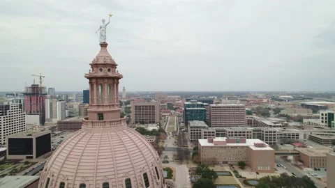 Texas State Capitol Dolly Out Reveal | Stock Video | Pond5