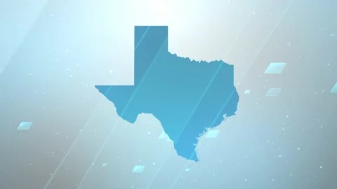 Texas State Map Background | Stock Video | Pond5