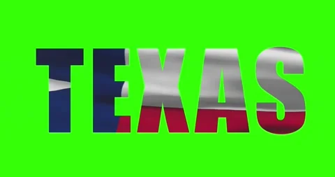 Texas state name on green screen animati... | Stock Video | Pond5