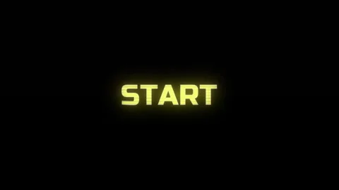 Text animation: Start, Level Up, You Win... | Stock Video | Pond5