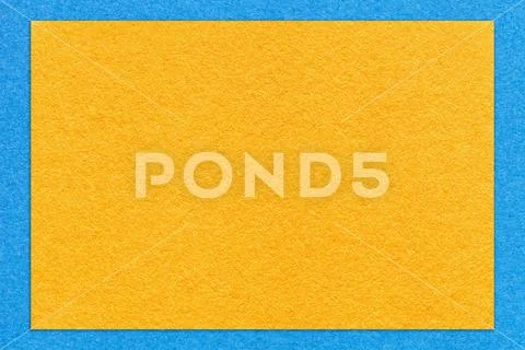 Texture of craft yellow color paper background with blue border ~ Clip ...