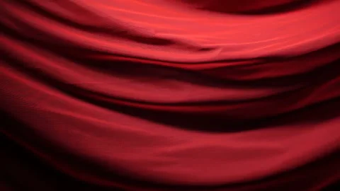 texture of the moving folds of light red... | Stock Video | Pond5