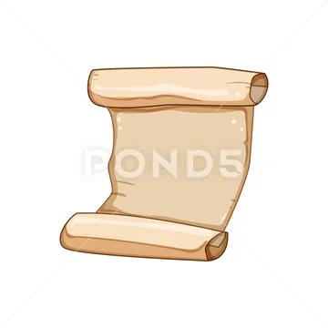 Texture papyrus parchment cartoon vector illustration: Graphic #253906849