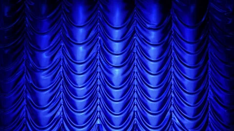 Textured electric blue Austrian theater ... | Stock Video | Pond5