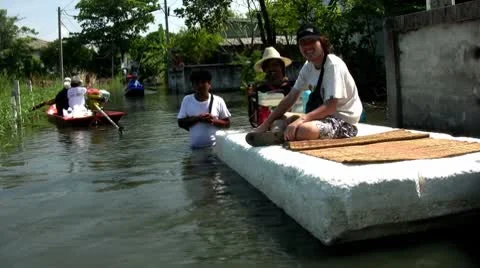 Woman Raft Stock Footage ~ Royalty Free Stock Videos | Pond5