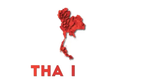 Thailand map showing regions. Animated c... | Stock Video | Pond5