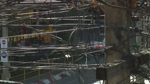 Utilities Pole Stock Videos – Royalty-Free HD & 4K Videos