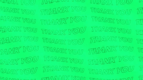 Thank you animated wavy typography backg... | Stock Video | Pond5