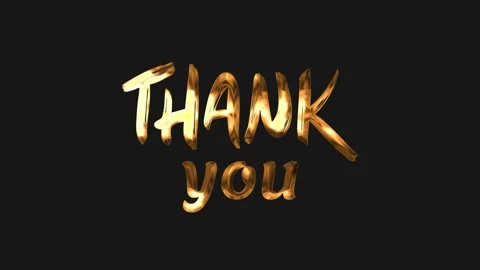 Thank You Animation | Stock Video | Pond5