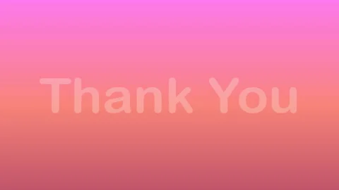 Thank You text animation in colorful bac... | Stock Video | Pond5