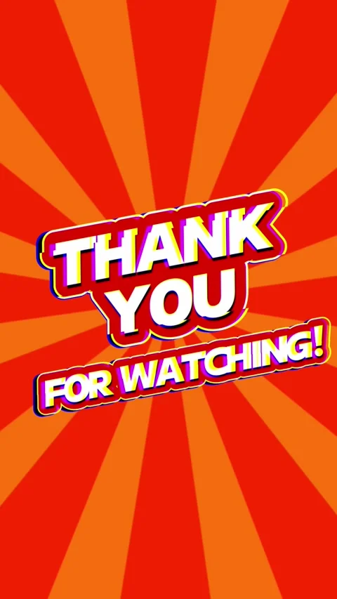 Thank You For Watching