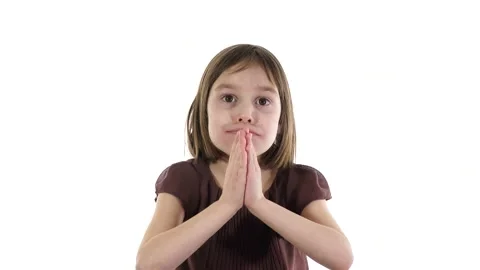 Thank you/praying hands hand gesture. Li... | Stock Video | Pond5