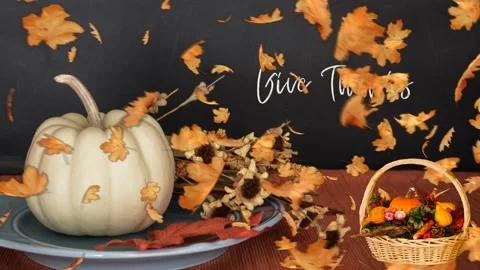 Thanksgiving Set 08 - Virtual Green Scre... | Stock Video | Pond5