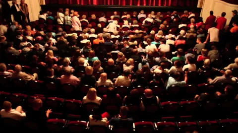theater audience moving in | Stock Video | Pond5