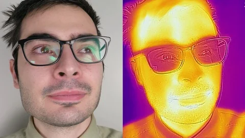 Thermal Picture Human Stock Footage ~ Royalty Free Stock Videos | Pond5