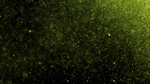 Floating Of Particles Green Screen Green Stock Video Footage | Royalty ...