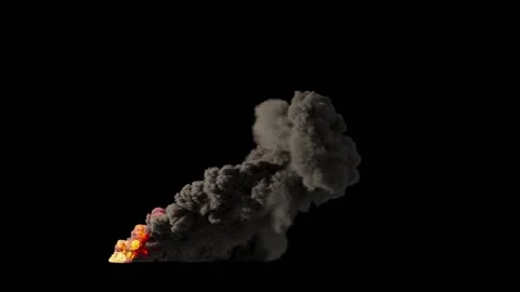 Smoke Column Stock Videos – Royalty-Free HD & 4K Videos
