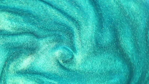 thick turquoise liquid with a pearly she... | Stock Video | Pond5