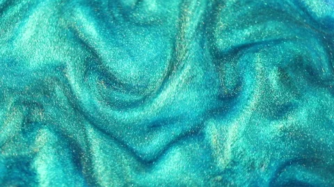 thick turquoise liquid with a pearly she... | Stock Video | Pond5