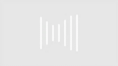 Thin line white animation of wave patter... | Stock Video | Pond5