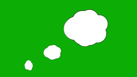 Thinking Bubble Green Screen Stock Videos – Royalty-Free HD & 4K Videos ...