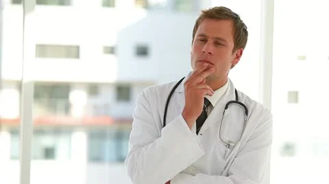 Doctor Thinking Stock Footage ~ Royalty Free Stock Videos | Pond5