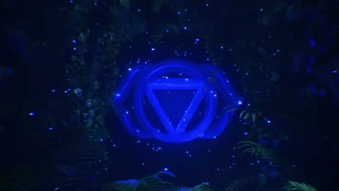 Third Eye Chakra Ajna Indigo 3d Spiritua... | Stock Video | Pond5