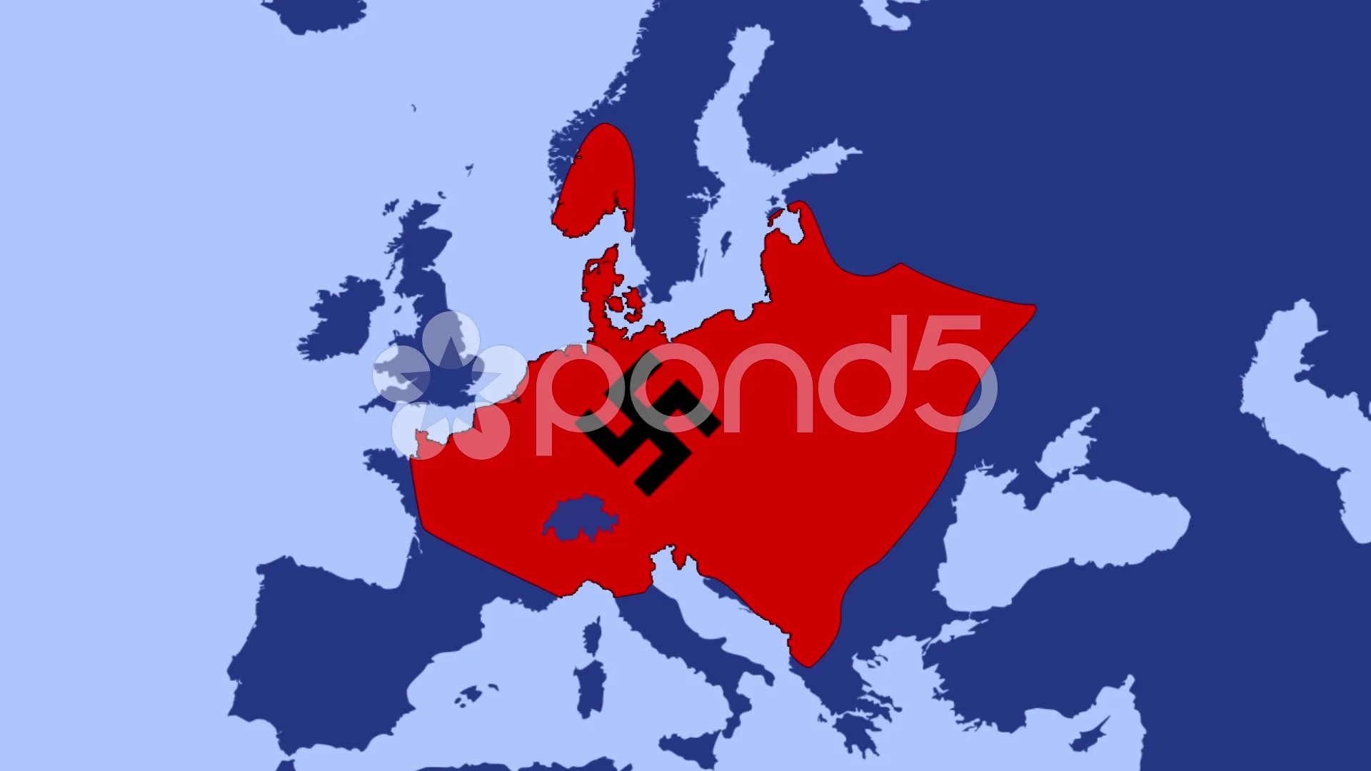 Third Reich Map 1942