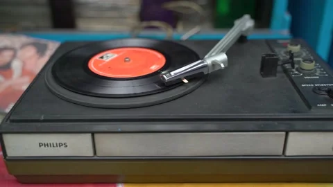 Thomas Edison invented the gramophone re... | Stock Video | Pond5