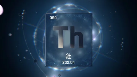 Thorium as Element 90 of the Periodic Ta... | Stock Video | Pond5