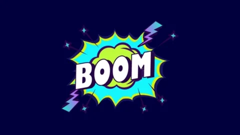 Boom Cartoon Stock Video Footage | Royalty Free Boom Cartoon Videos | Pond5