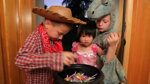 Halloween Kids Stock Footage ~ Royalty Free Stock Videos | Pond5