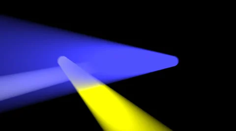 THREE COLORED SPOTS WITH VOLUMETRIC LIGH... | Stock Video | Pond5