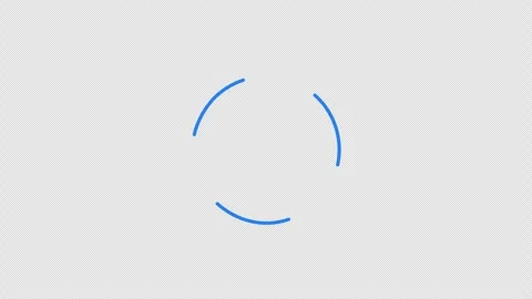 Three curved lines spinning circle loadi... | Stock Video | Pond5
