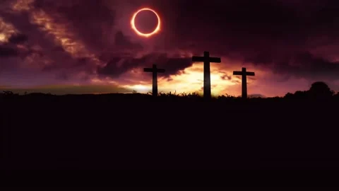 Three Crosses On Calvary Stock Footage ~ Royalty Free Stock Videos | Pond5