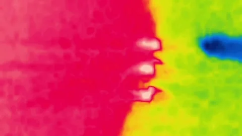 Three red human figures move in space | Stock Video | Pond5