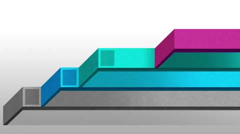 Three step intro title box diagram, powe... | Stock Video | Pond5