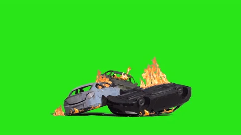 Car Crash Green Screen Stock Video Footage | Royalty Free Car Crash ...